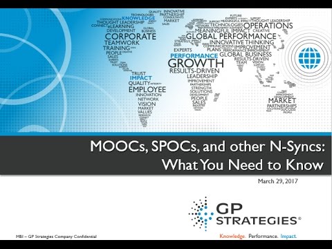 MOOCs, SPOCs, and Other N Syncs: What You Need to Know