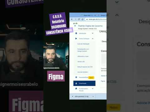 Figma Design System do Governo Estaleiro Gov Br #crud #relatorio #dashboard #consistenciavisual