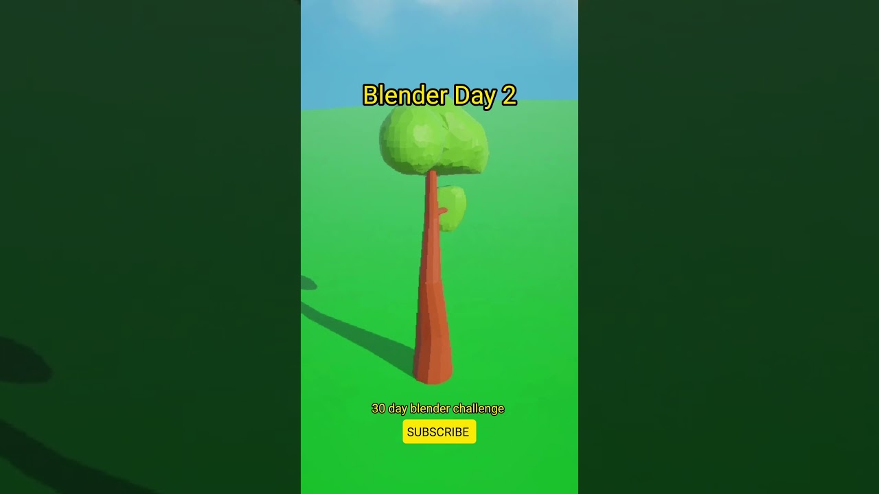 Day 2 of 30 day Blender challenge #3dgamedevelopment #3dmodeling #gamedesign #gamedevblog #blender