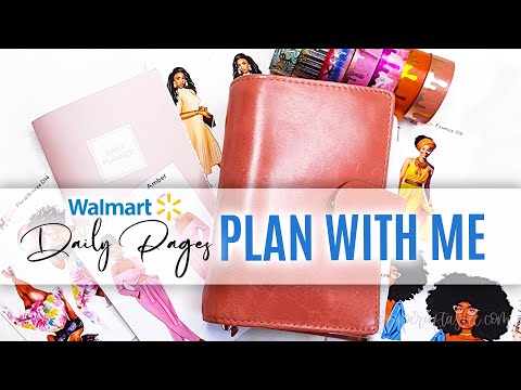 How To Setup Daily Planner Pages in a Walmart Passport Notebook