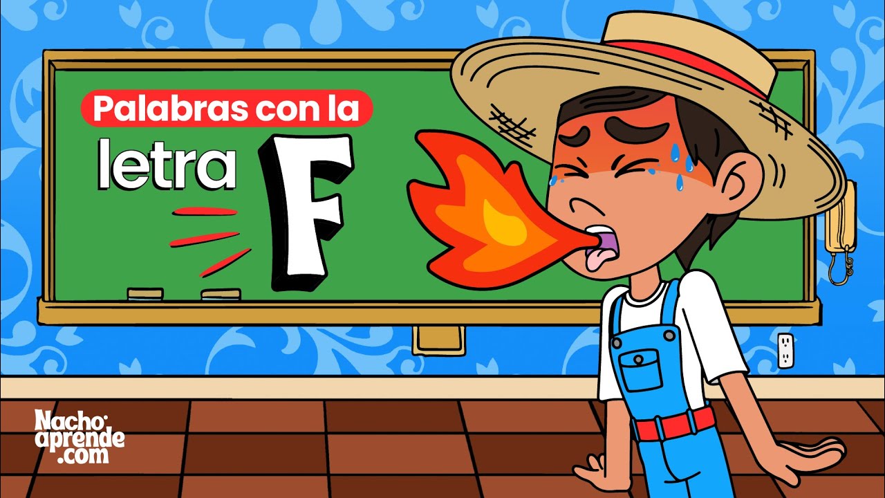 Palabras con la LETRA F 🔡 Abecedario para NIÑOS - ABC