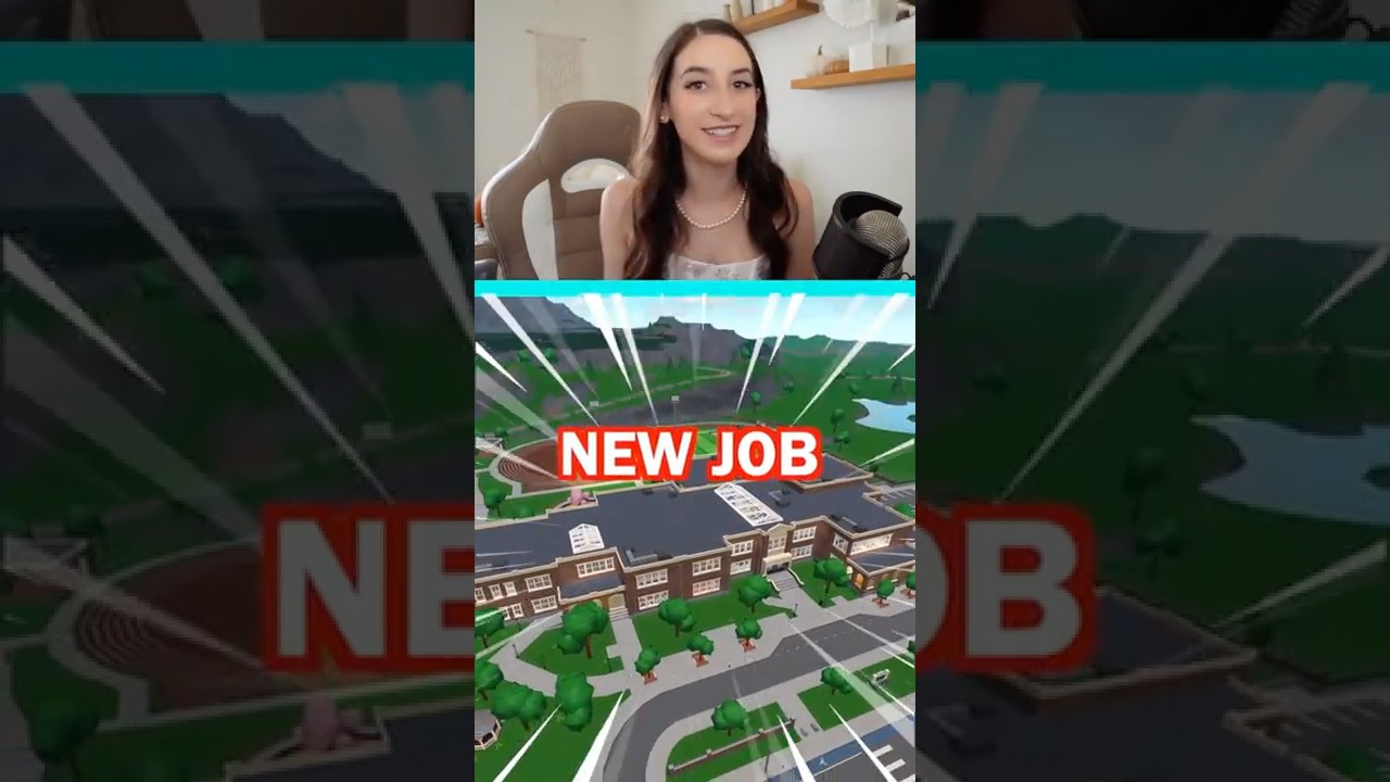 Bloxburg's NEW JOB... #bloxburg #bloxburghighschool #bloxburgjob #roblox #bloxburgupdate