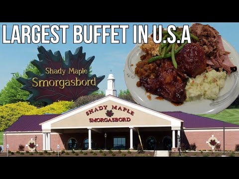 Largest Buffet In America Shady Maple Smorgasbord Review Lancaster PA Amish County 2022