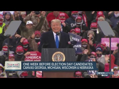 National poll: Joe Biden leads President Trump by 5 points one week from Election Day