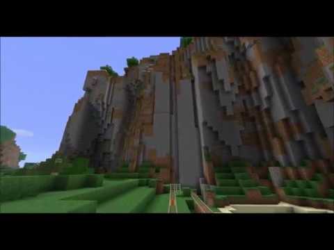 Piston's Big Mountain V2, more than 5000 pistons ! Minecraft Map