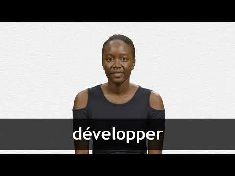 English Translation of “DÉVELOPPER” | Collins French-English Dictionary