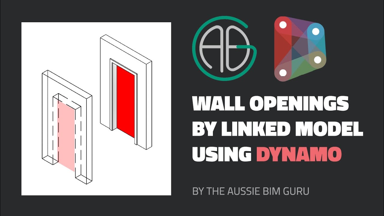 Wall openings by linked Revit model using Dynamo!