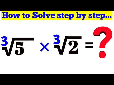 How to solve ³√5 × ⁴√4 = ? #math #algebra #radicals #cube_root #fourth_root #multiplication