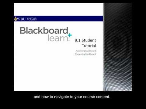 Blackboard Tutorial for Students | The E-Learning Pioneer
