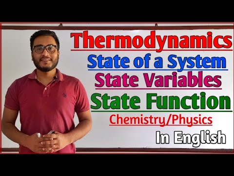 State Function, State Variable and State of a System | Thermodynamics.. @GTScienceTutorial