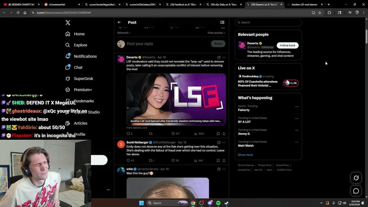 ExtraEmily Caught viewbotting...