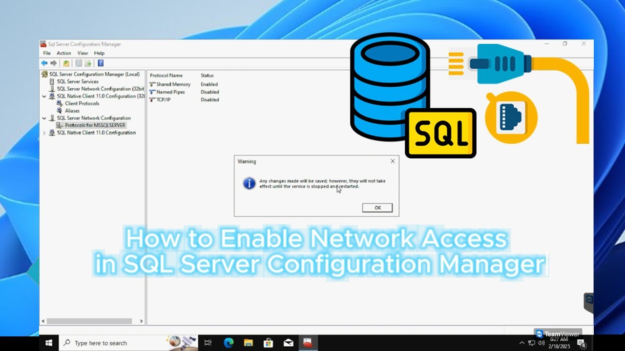 How to Enable Network Access in SQL Server Configuration Manager