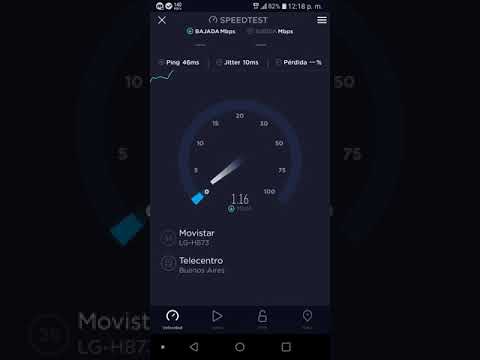 Movistar Argentina Test 4G localidad bella vista 2021