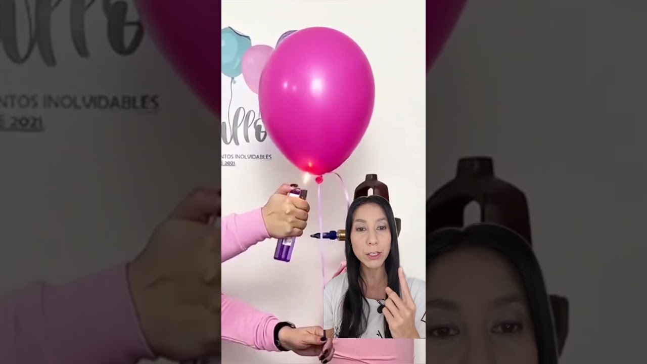 For this reason your BALLOONS have to be filled with 