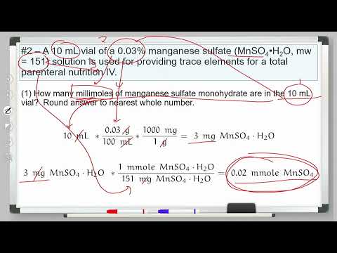 Electrolyte Solutions Part 02 - Milliosmoles and Osmolarity