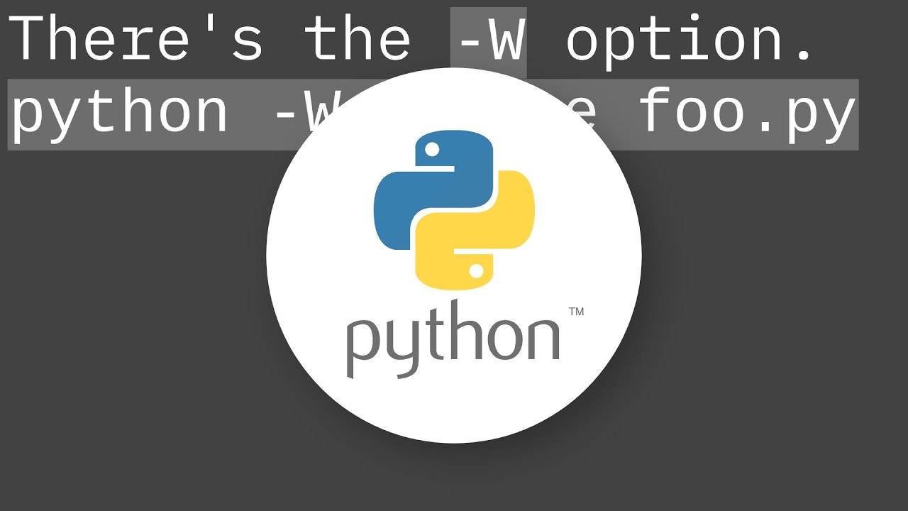 How to disable Python warnings?