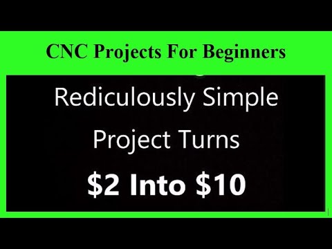 ** EASY ** CNC Router Project For Beginners That Sell, Simple Small CNC Projects That Make Money