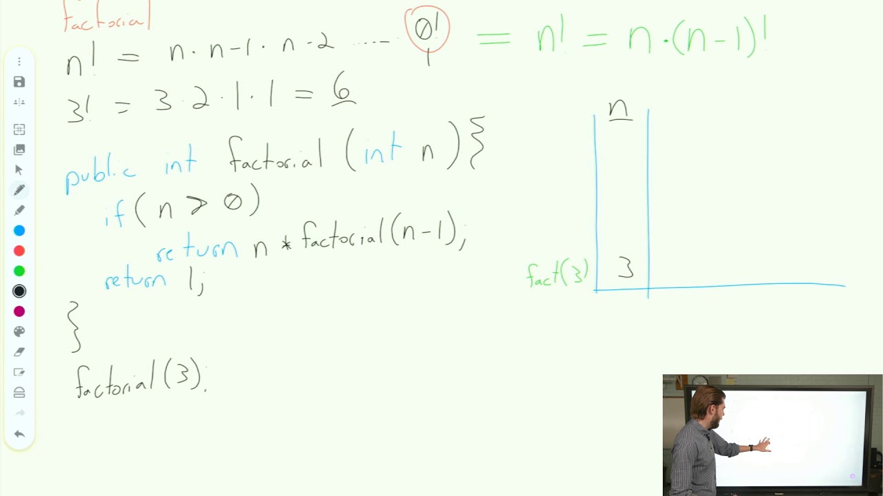 Solving Factorial Recursively in Java | AP CS A Unit 10