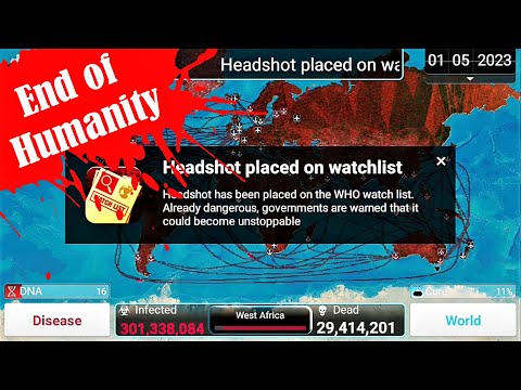 Plague Inc Android Gameplay: Bacteria Deadliest Symptoms