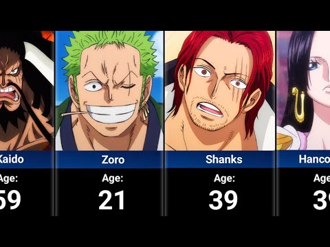 Who is the OLDEST? Age of One Piece Characters