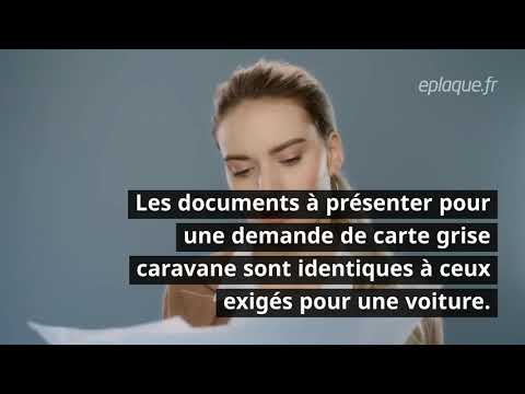 Carte grise caravane : est-ce obligatoire ? Combien ?