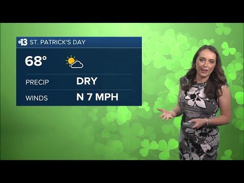 Mild St. Paddy's Day forecast