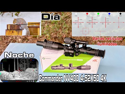 Commander NV400 4-52X 4K Digital Day/Night Vision Riflescope | OneLeaf.ai
