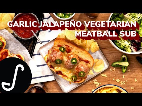 Beyond Meat Recipe: Garlic Jalapeño Vegetarian Meatball Sub