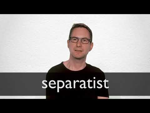 How to pronounce SEPARATIST in British English