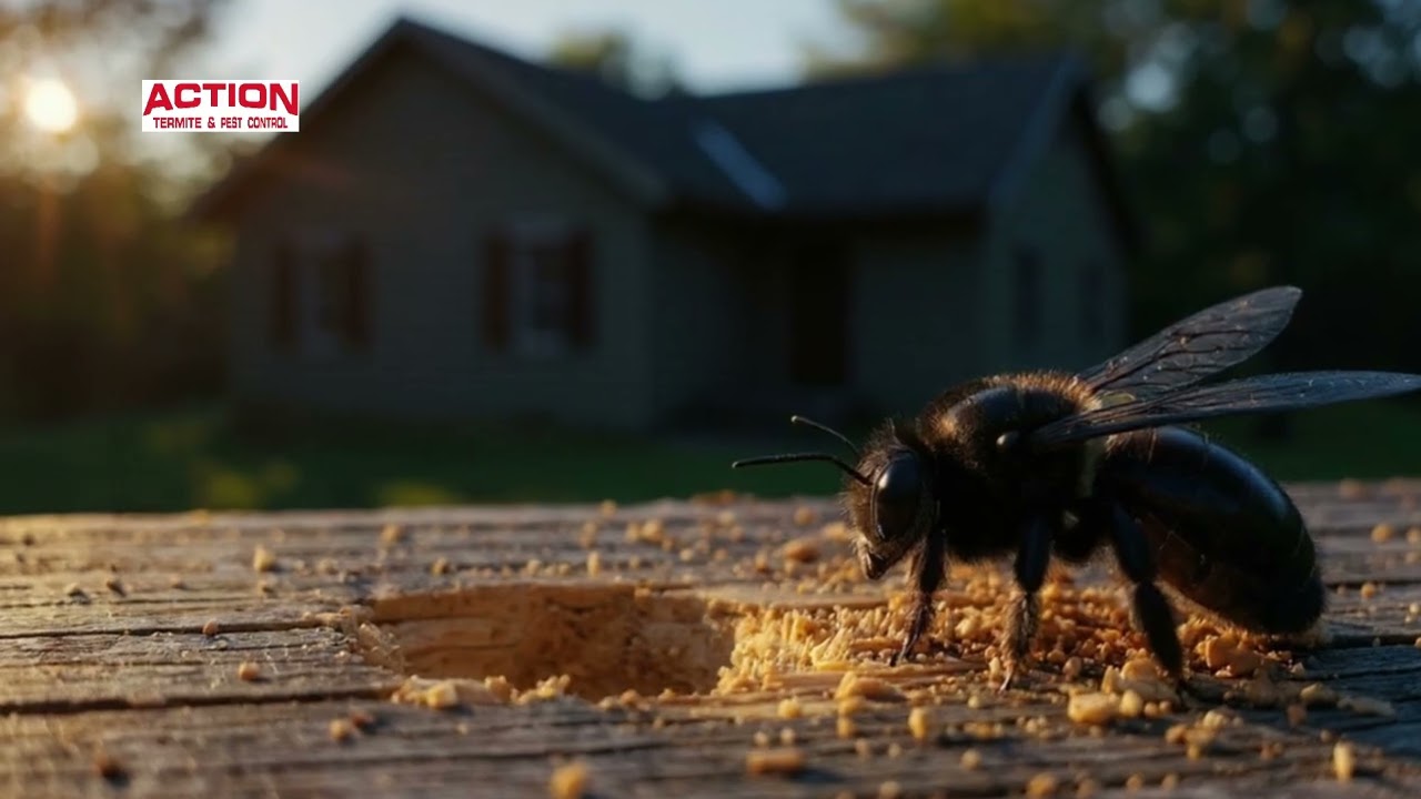 What carpenter bees look like (and how to tell them apart from bumblebees)