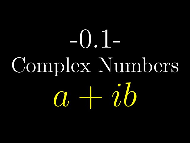 Understanding Imaginary and Complex Numbers: A Foundation for Quantum ...