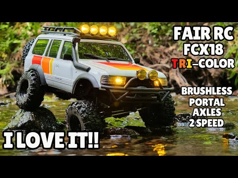THIS Could Be My NEW Favourite mini Crawler! - Fair RC FCX18 Brushless Tri-Color Mod Review