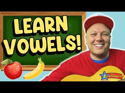 Apples and Bananas Song | Learning Vowels with The Zinghoppers | Nursery Rhymes + Kids Songs