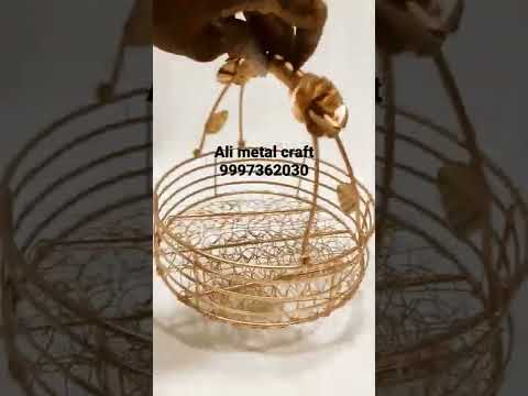 Ali Metal Craft, Moradabad - Manufacturer of Metal basket and Metal Tray