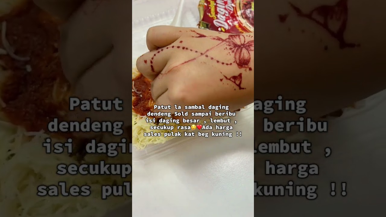 Puas hati Lauk Sambal Daging dendeng  Sumatraa ni 🤤 #sambaldagingdendeng #makananviral #readytoeat