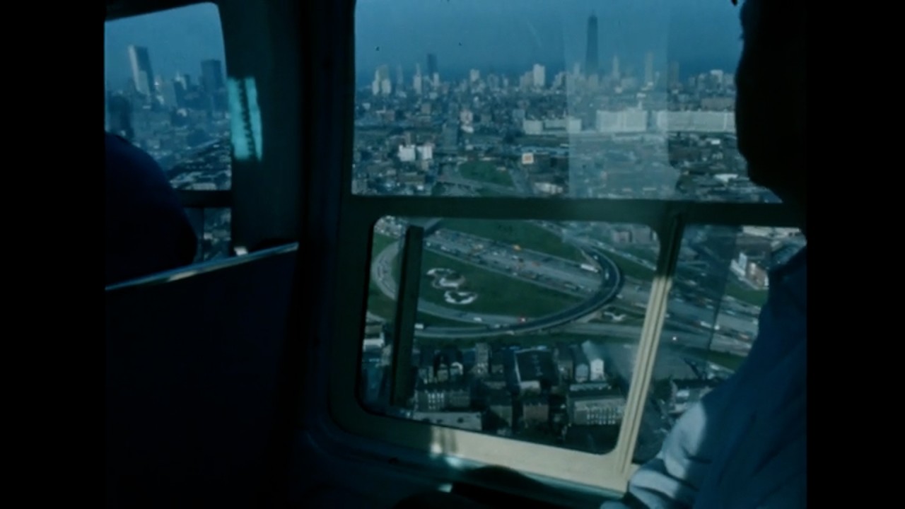 Aerial View of Chicago, 1960s (Bell Helicopter Records)