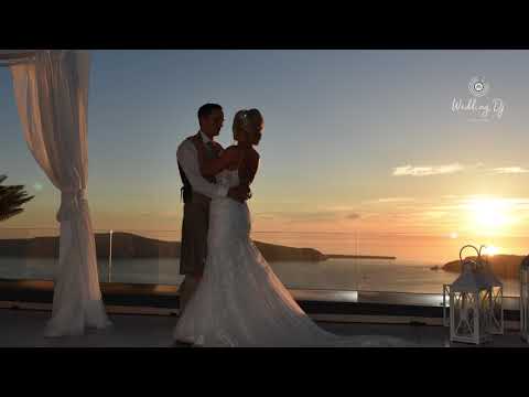 WEDDING AT LE CIEL SANTORINI - FOUNTAIN FIREWORKS -