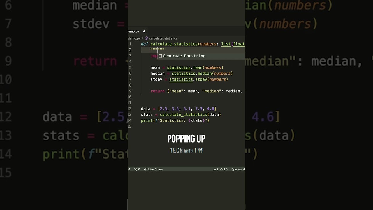 DocString Extension In PYTHON💻