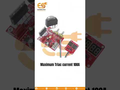 100A Spot Welding Machine DIY Controller Panel Time and Current Control Function with Digital Displa