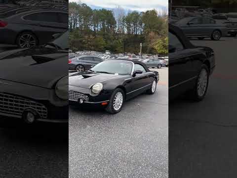 2005 FORD THUNDERBIRD 50TH ANNIVERSARY 🖤🏴🦅 (AUTONOMOUS KENNESAW CARDEALERSHIP ❤️) #shorts #ford