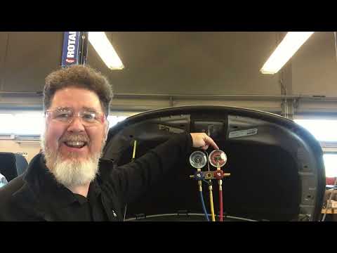 Diagnosing a vehicle's A/C system: Low side PSI is High & the High side PSI Low