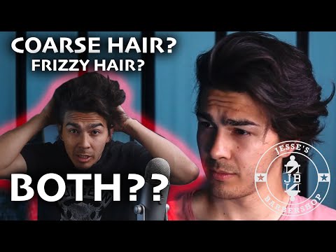 Men's Hair Tutorial | CONTROLLING Your COARSE FRIZZY HAIR