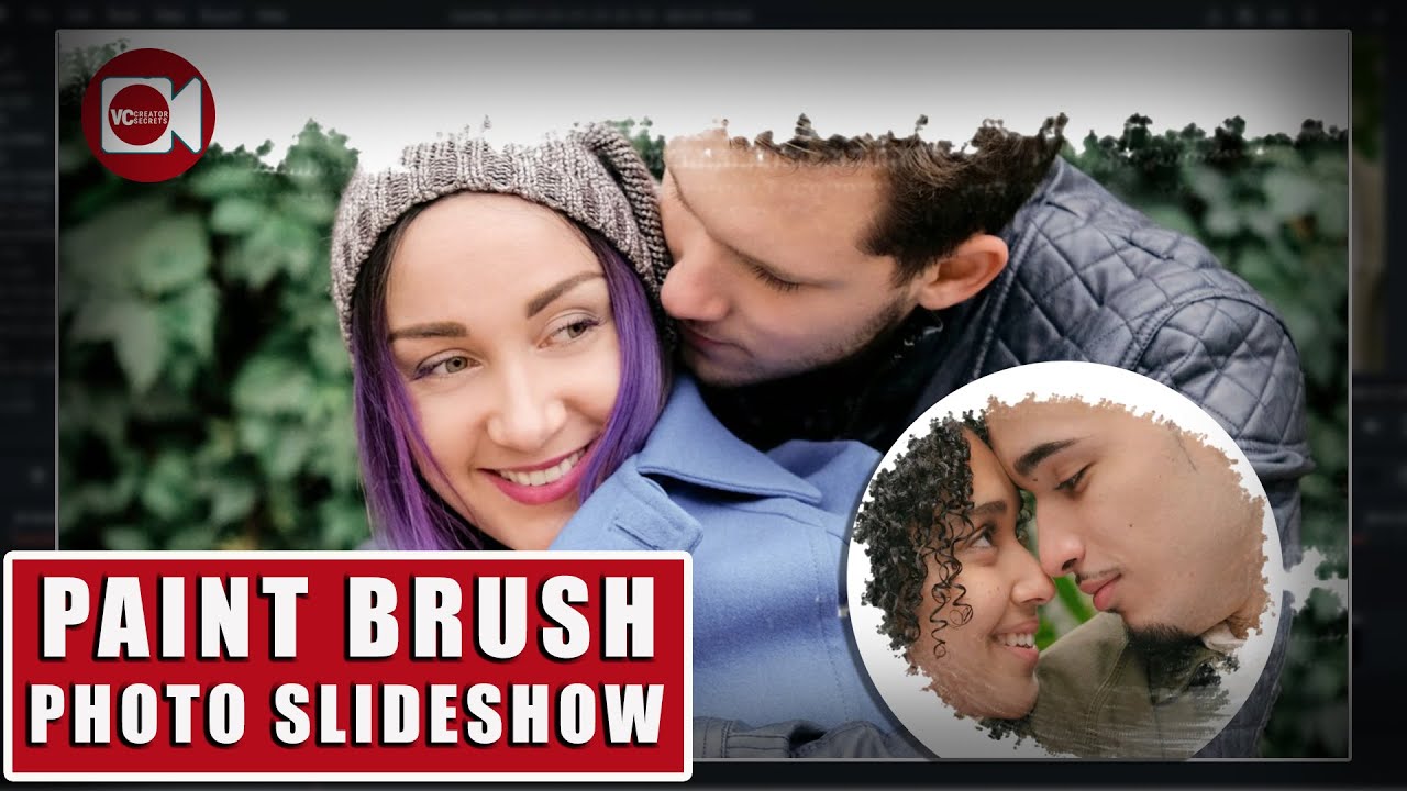 How to Create Paint Brush Overlay Slideshow in Filmora Tutorial