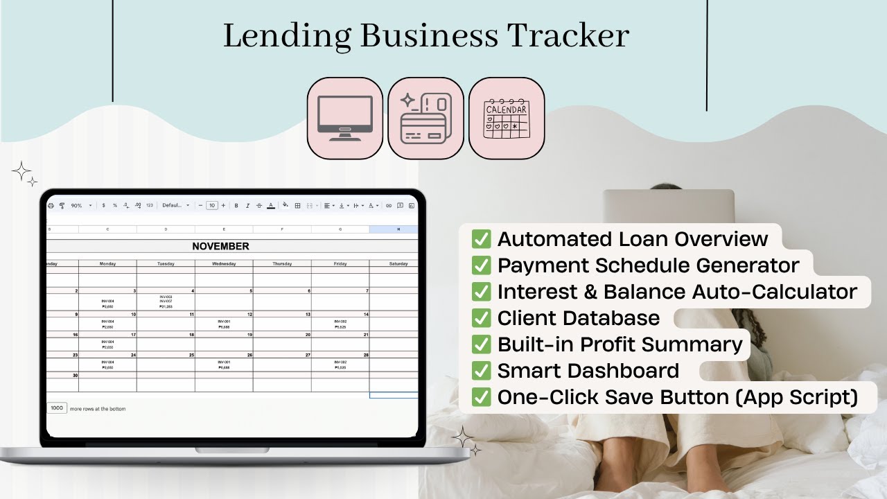 💸 Lending Business Tracker | Loan Management (Google Sheets)