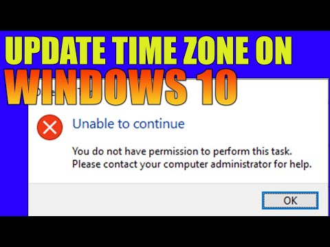 Change the Time Zone on Windows 10