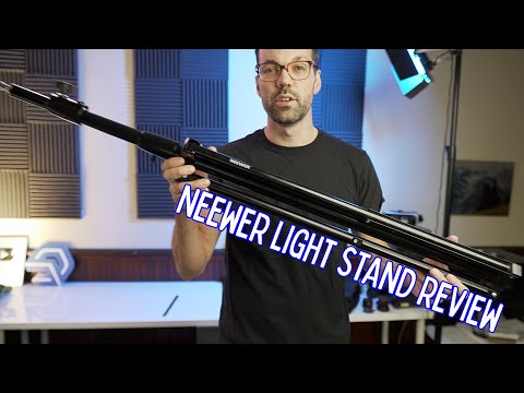 NEEWER PRO 9feet/260cm Spring Loaded Heavy Duty Photography Photo Studio Light Stands REVIEW