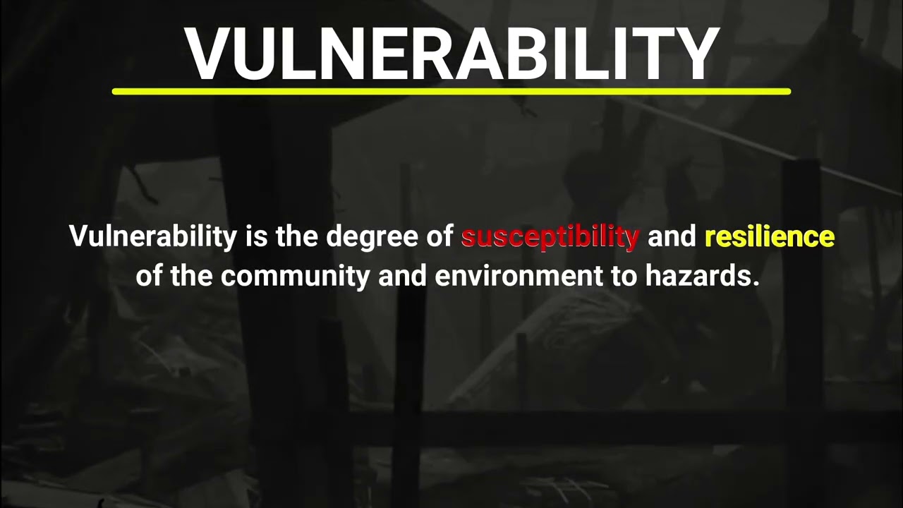 How do hazard, vulnerability, and risk interact?