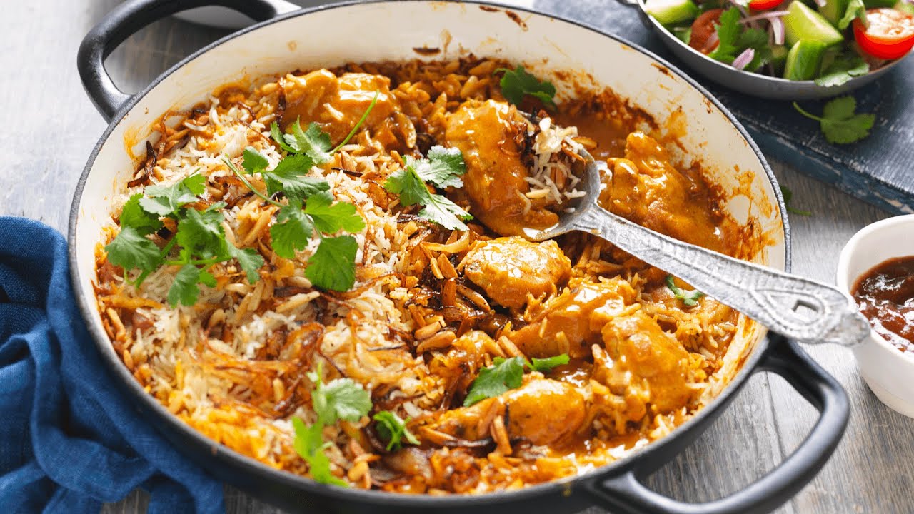 Indian Chicken Curry and Rice Casserole Recipe | myfoodbook