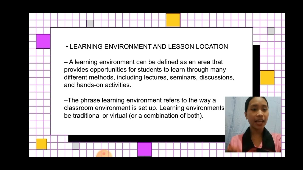 B. INSTRUCTIONAL LEARNING PROCESS (pre-planning, lesson planning)