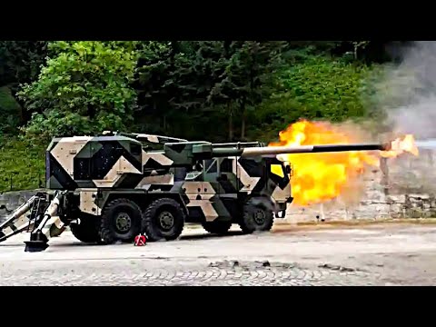 Successful Testing of Slovakia's Latest Artillery System: 155mm EVA M2 6×6
